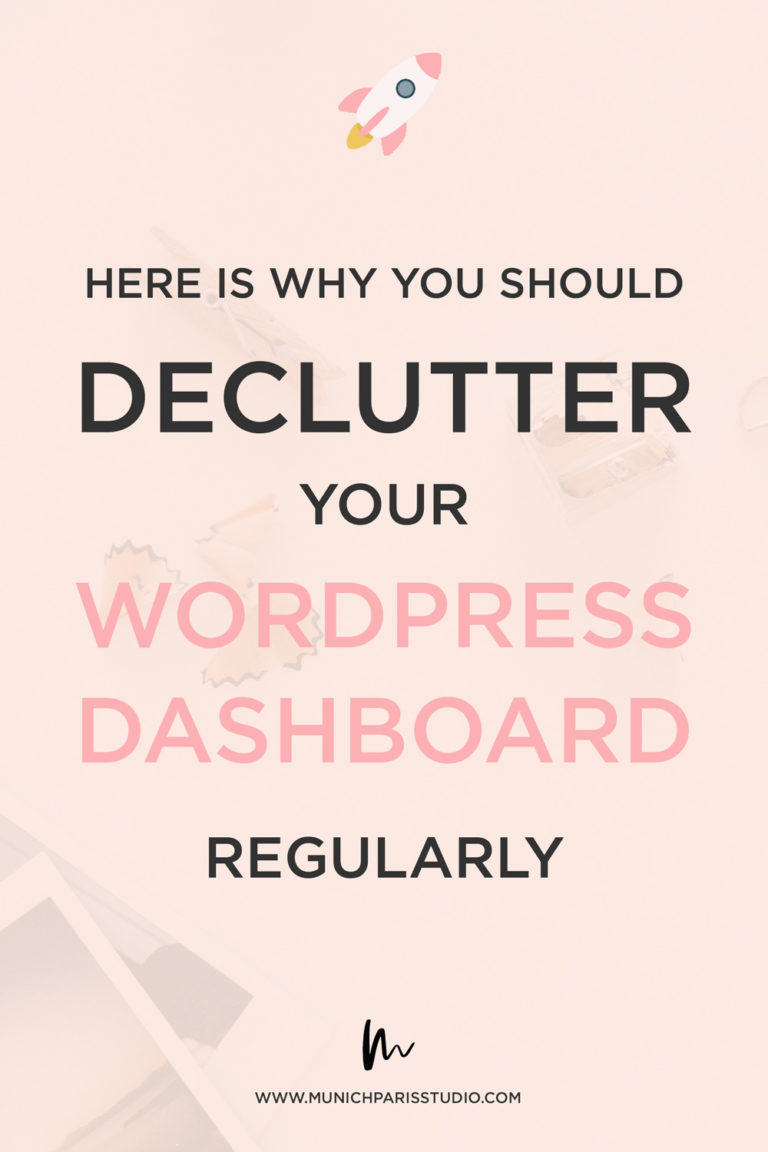 How to Declutter your WordPress Site and Boost its Performance | MunichParis Studio